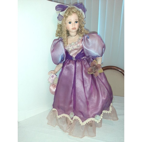 Goldenvale | Toys | Goldenvale Collection Rebecca Porcelain Doll Blonde ...